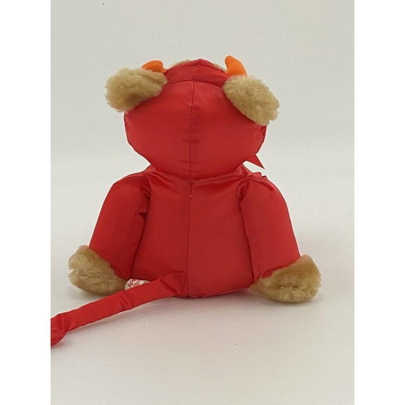 Russ | Toys | Russ Berrie Co Devilish Stuffed Teddy Bear Wearing Red ...